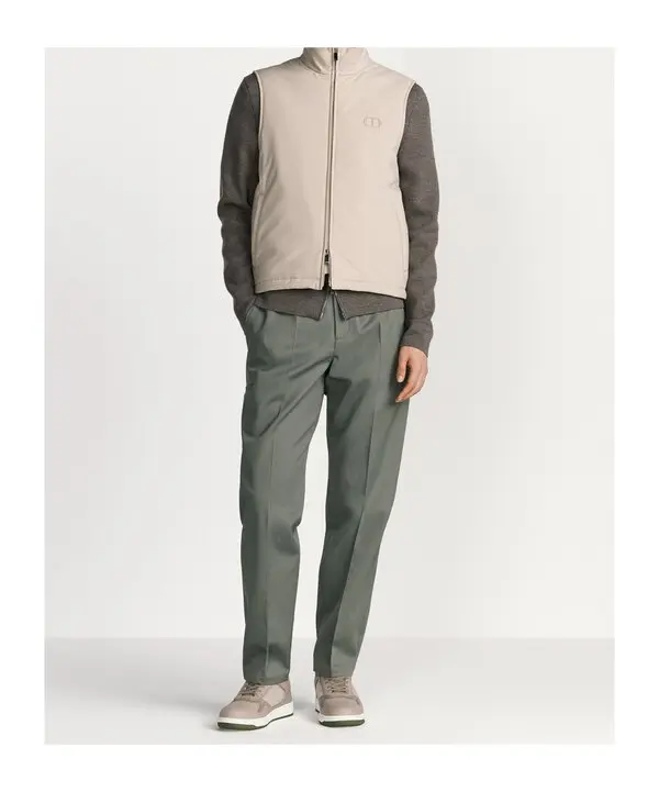 Dior Cd Icon Zipped Vest - Beige