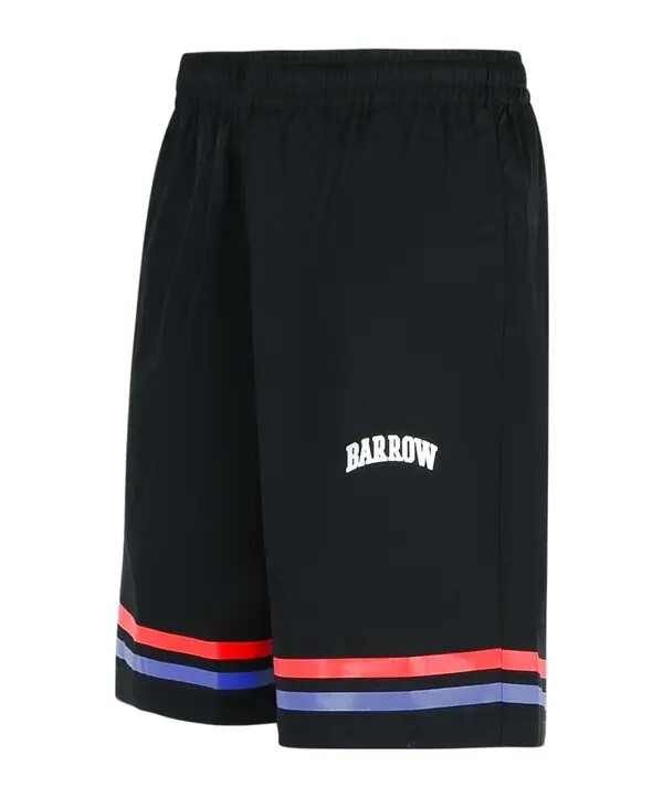 BARROW Logo Printed Knee-length Shorts