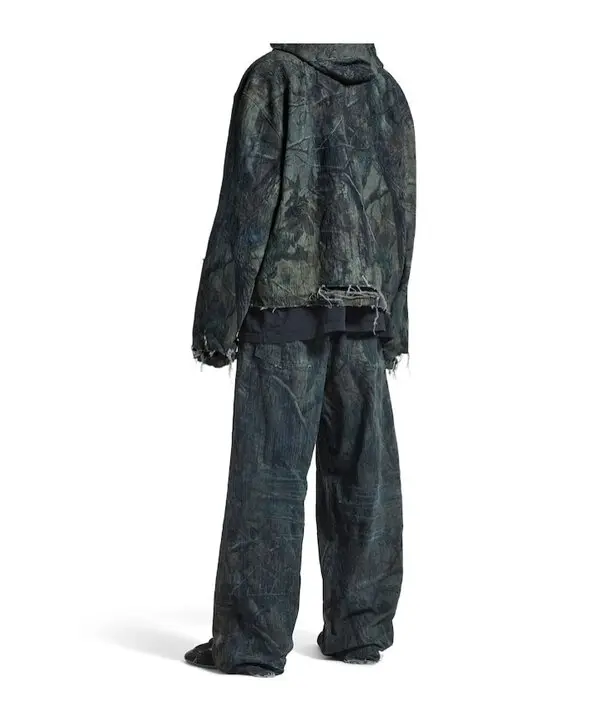 Balenciaga Mid-waisted Baggy Jeans - Brown