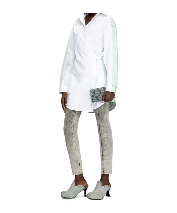 DIESEL® D-elphi-den Wrap Shirt Dress