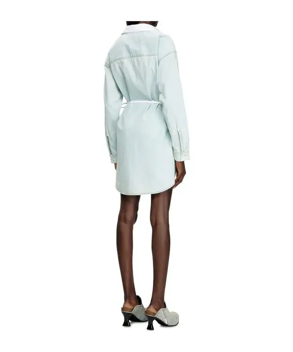 DIESEL® D-elphi-den Wrap Shirt Dress