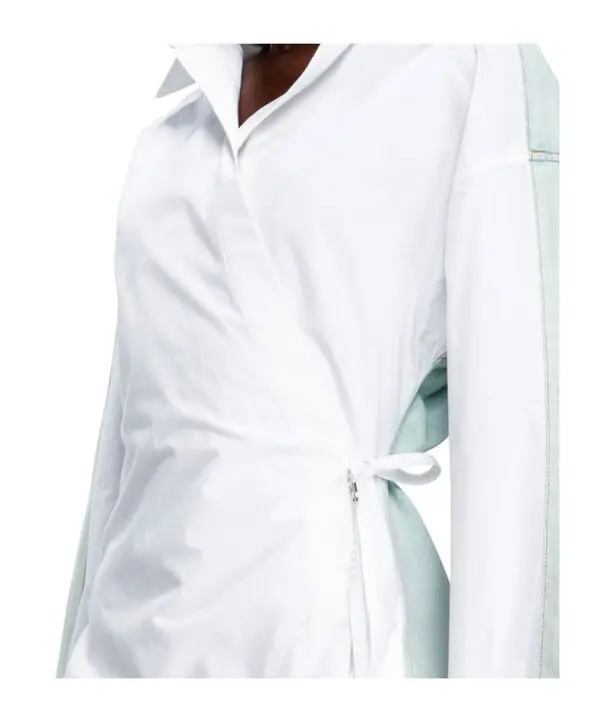 DIESEL® D-elphi-den Wrap Shirt Dress