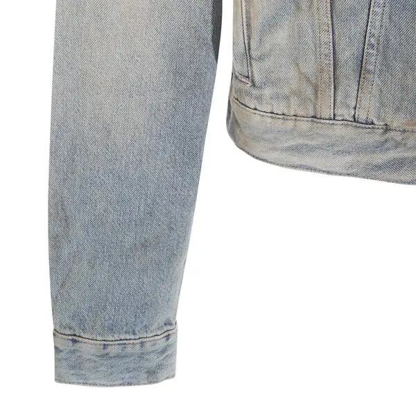 Acne Studios Hooded Denim Jacket - Gray