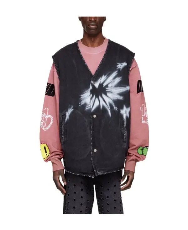 We11Done V-neck Denim Vest