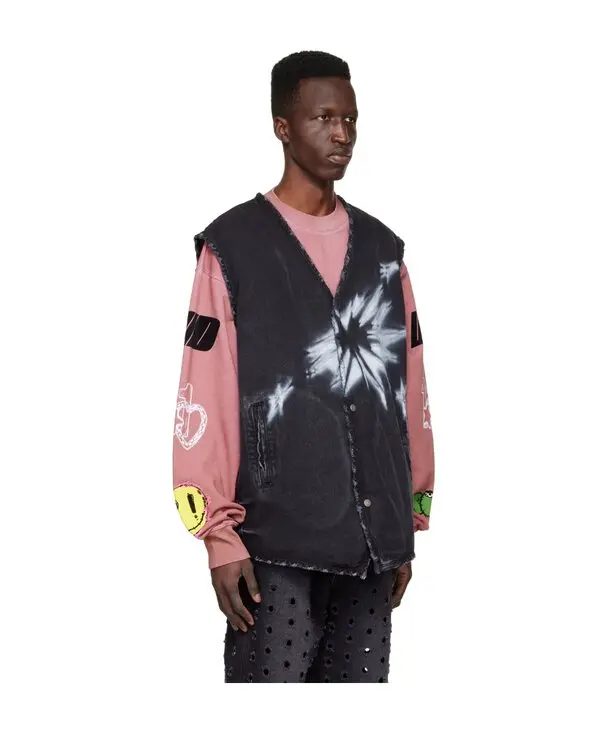 We11Done V-neck Denim Vest