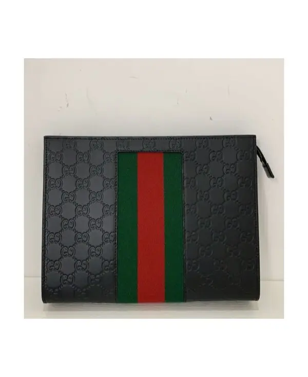 Gucci Signature Web Cosmetic Case