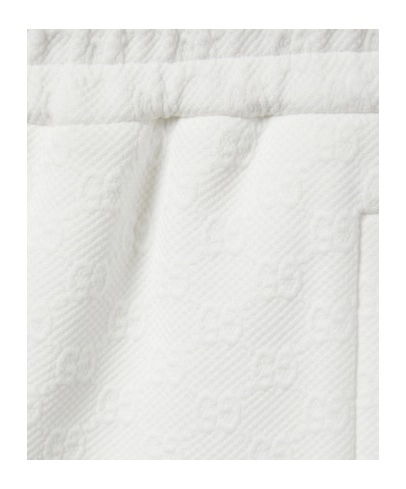 Gucci Embossed Gg Technical Jersey Shorts