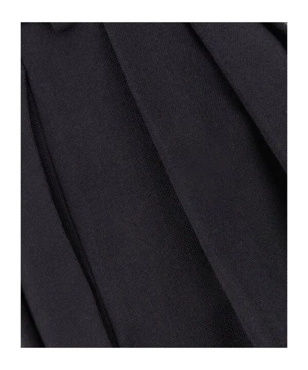 QUIRA Belt-loop Casual Pants With Concealed Front Closure