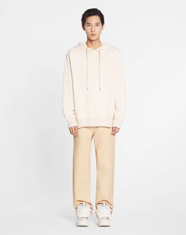 LANVIN Logo Patch Straight Leg Jeans