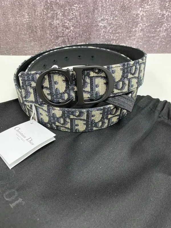 Dior Oblique Monogram Reversible Belt