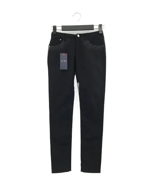 Emporio Armani Embellished Denim - Black