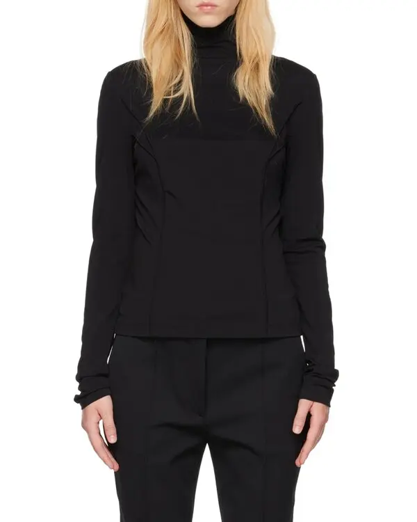 Givenchy Graphic Design Turtleneck Knit Jumper
