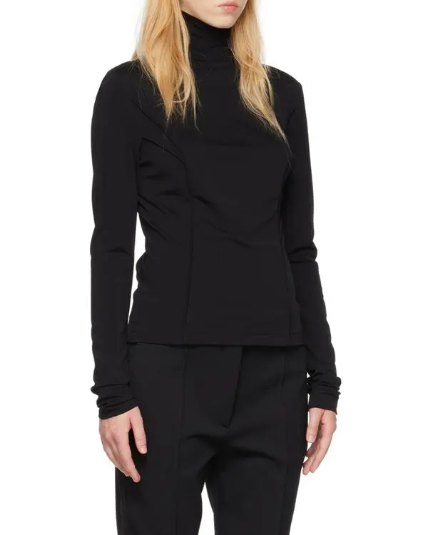 Givenchy Graphic Design Turtleneck Knit Jumper