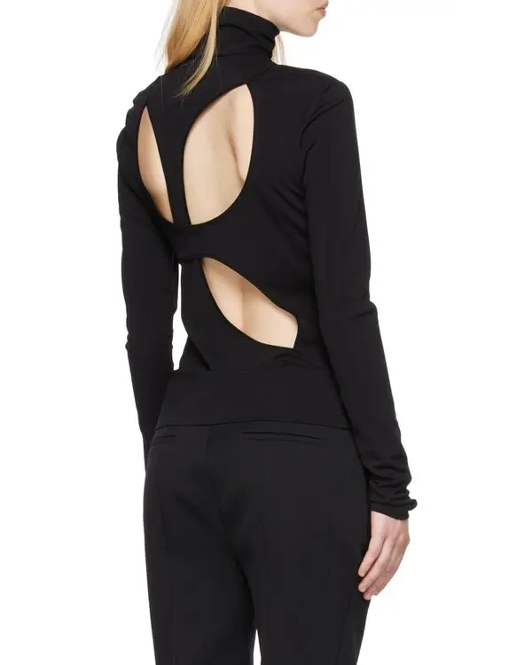Givenchy Graphic Design Turtleneck Knit Jumper