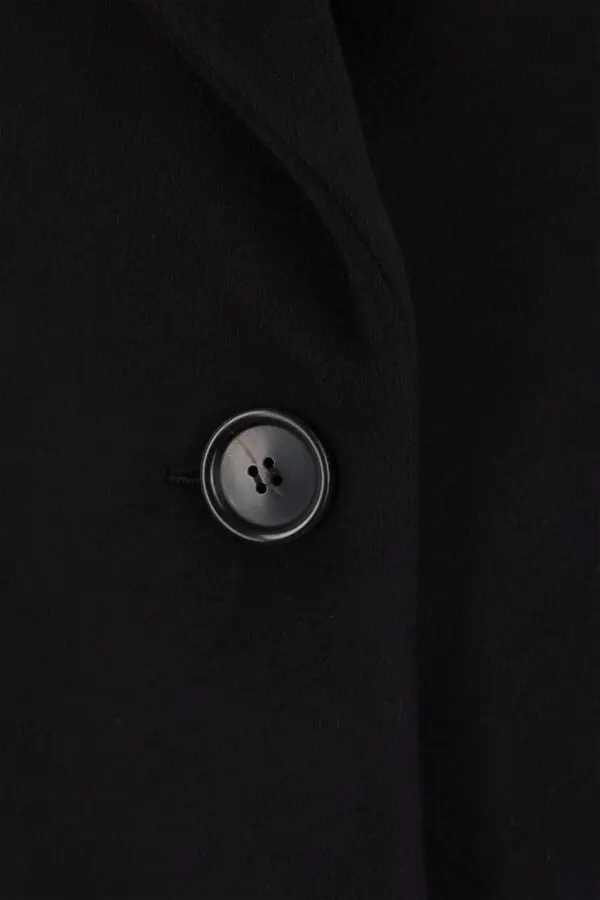 Miu Miu Single-breasted Velour Coat