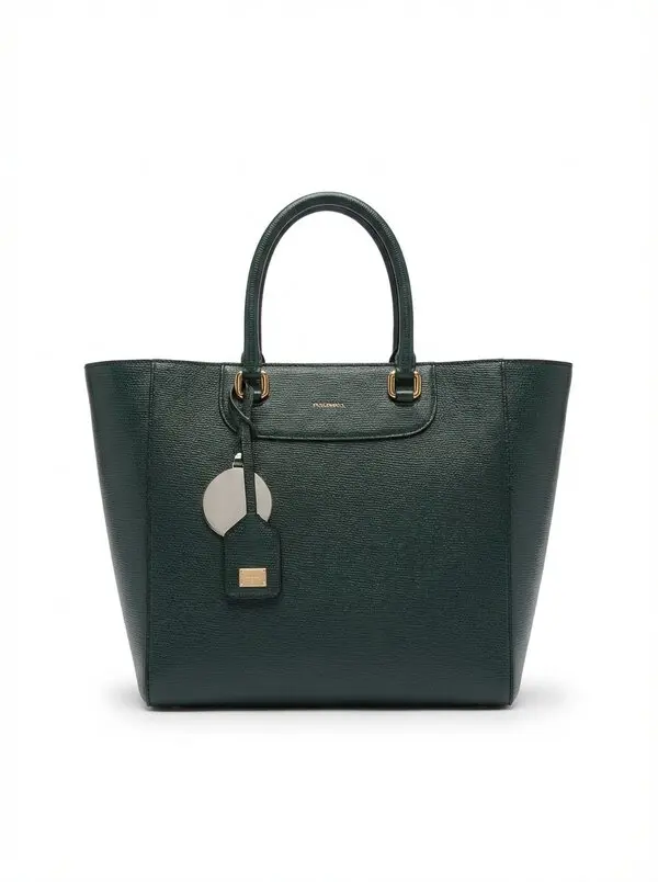 Dolce & Gabbana Trapezoid Handbag With Double Handles - Black