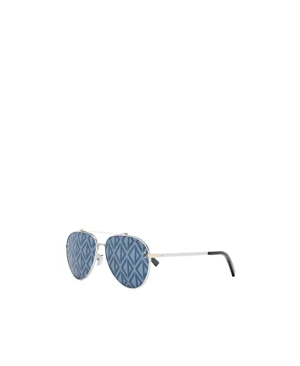 Dior Aviator Sunglasses With Logo Detail - Blue