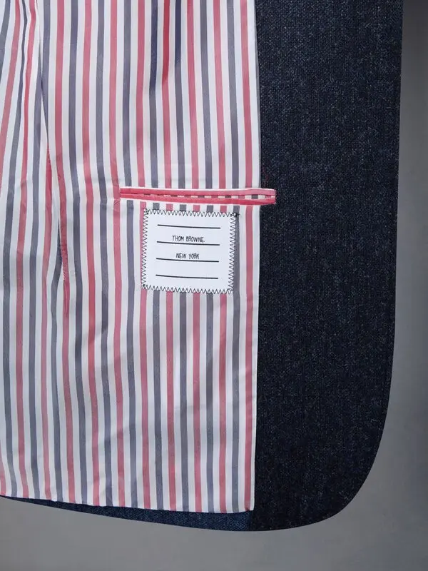 Thom Browne Patchwork Donegal Tweed Blazer