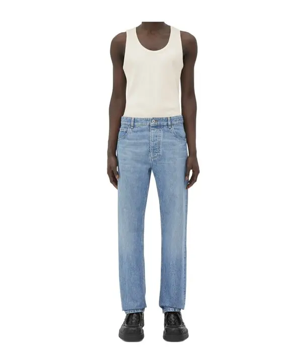 Bottega Veneta Mid-rise Straight Denim Jeans