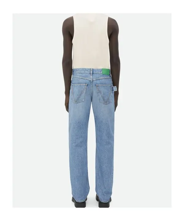 Bottega Veneta Mid-rise Straight Denim Jeans