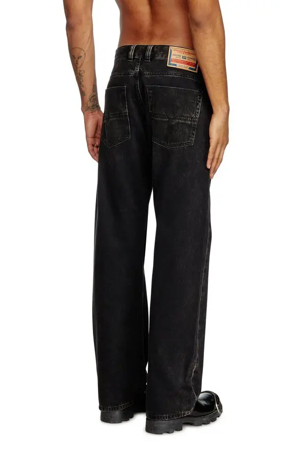 DIESEL® 1980 D-eeper Straight Leg Jeans - Black/dark Grey