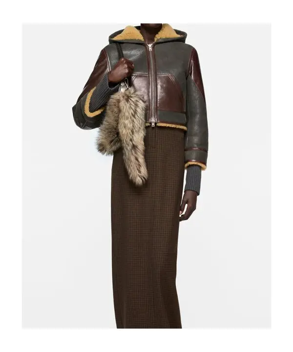Acne Studios Hooded Leather Jacket