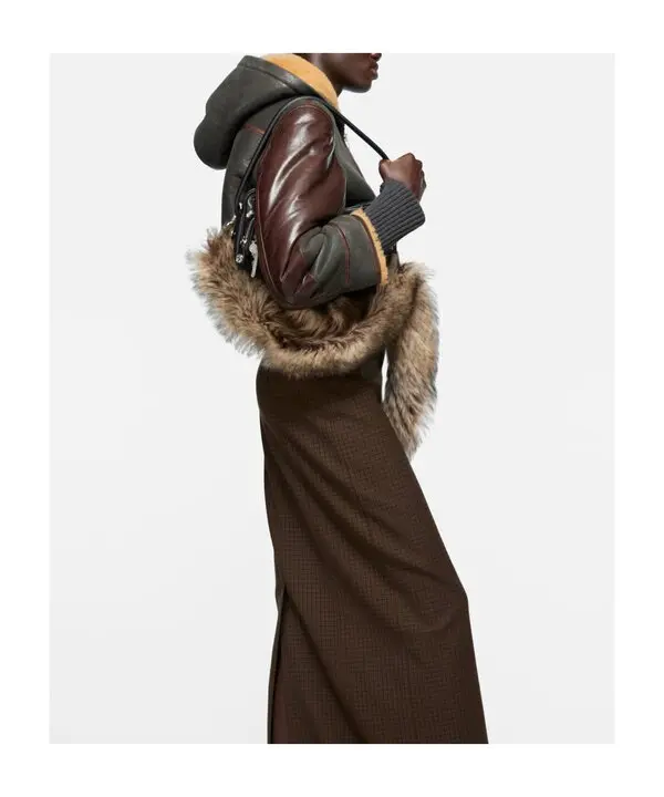 Acne Studios Hooded Leather Jacket