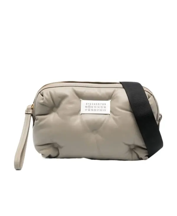 MAISON MARGIELA Glam Slam Leather Shoulder Bag - Nude