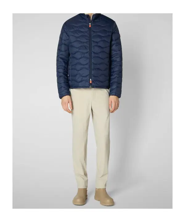 SAVE THE DUCK Whirl Puffer Jacket - Navy Blue