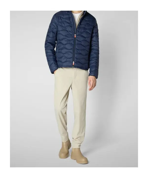 SAVE THE DUCK Whirl Puffer Jacket - Navy Blue