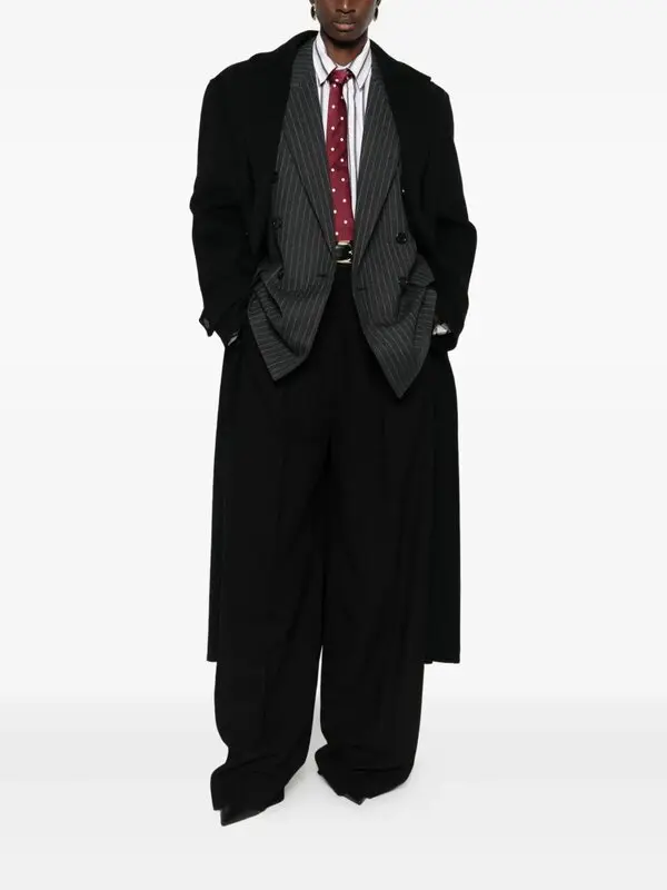 Saint Laurent Double-breasted Long Coat