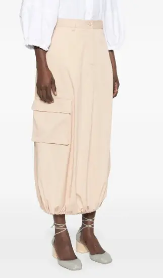 Fabiana Filippi Cargo Maxi Skirt - Nude