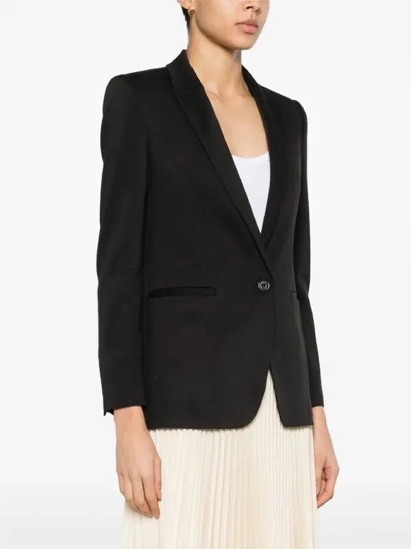 DONDUP Twill Cotton-blend Blazer - Black