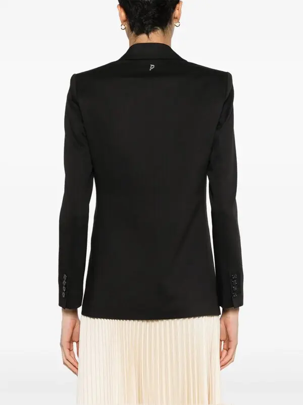 DONDUP Twill Cotton-blend Blazer - Black