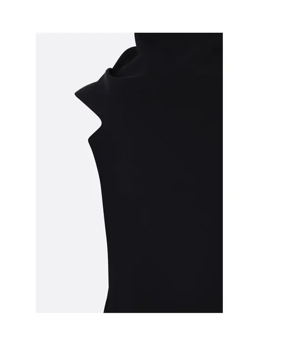 QUIRA Cowl Neck Knitted Top
