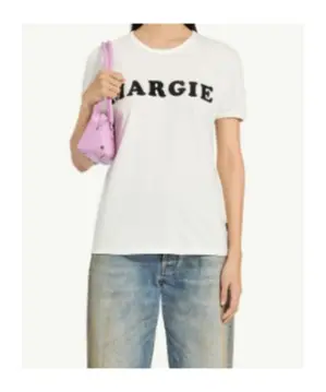 MAISON MARGIELA Crewneck T-shirt With Logo Print