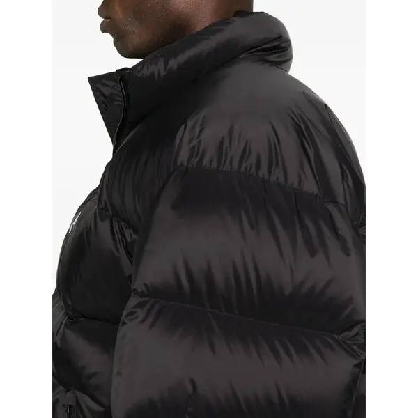Balenciaga Lightweight Matte Nylon Puffer Jacket - Black