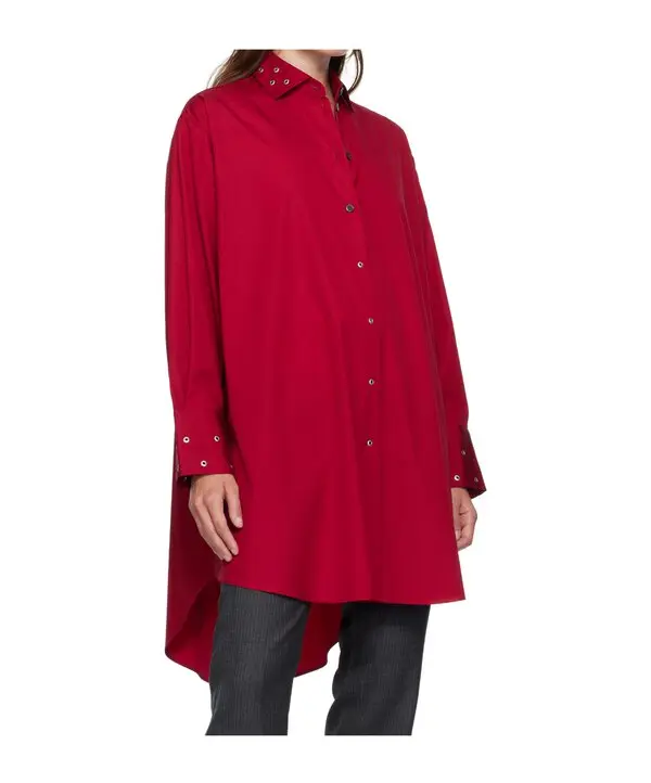 Our Legacy Frock Shirt Dress With Eyelet Details