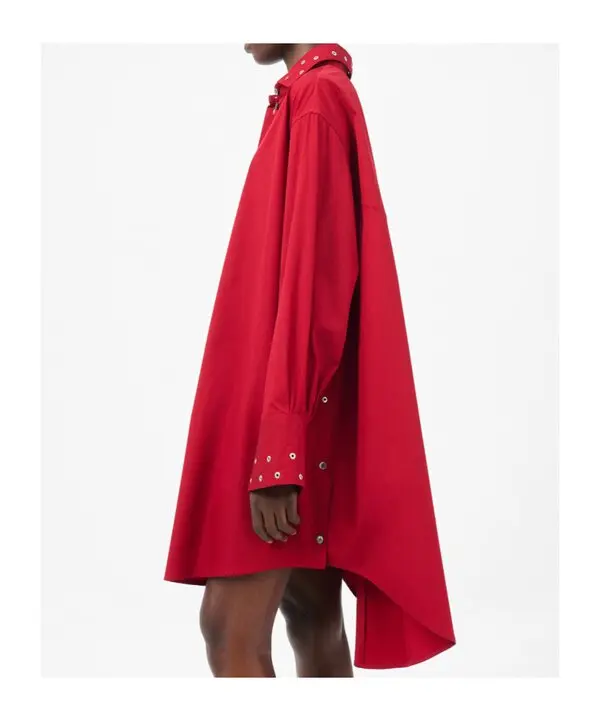 Our Legacy Frock Shirt Dress With Eyelet Details