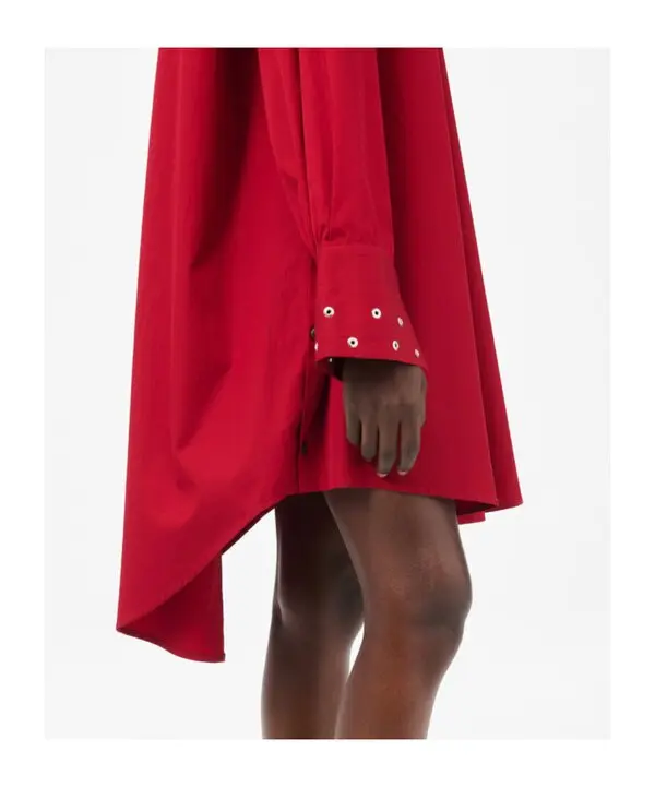 Our Legacy Frock Shirt Dress With Eyelet Details
