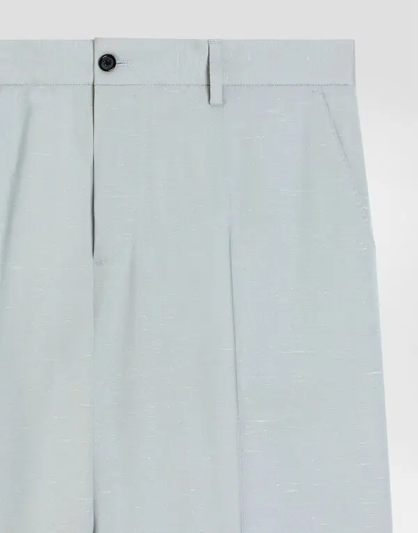 Dolce & Gabbana Shantung Viscose Trousers