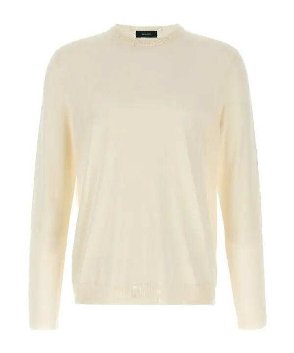 ZANONE Crewneck Knit Sweater - White