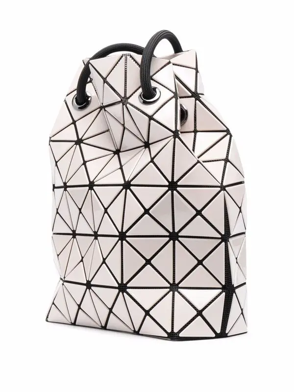 Issey Miyake Geometric Pattern Drawstring Shoulder Bag
