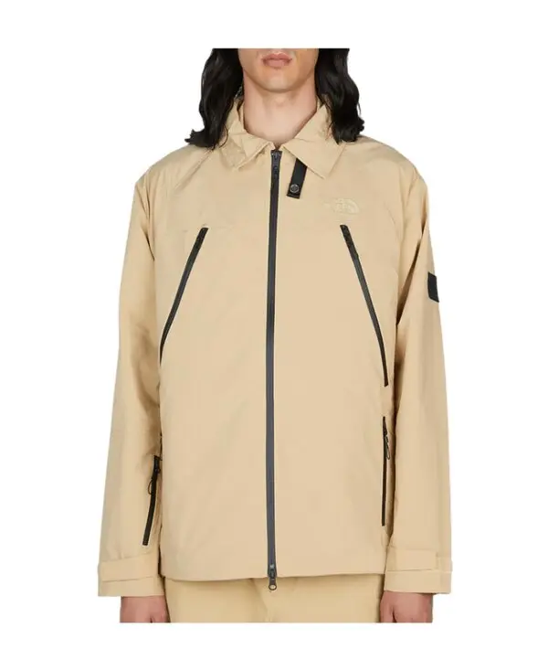 The North Face Zip Detailed Coach Jacket - Nude