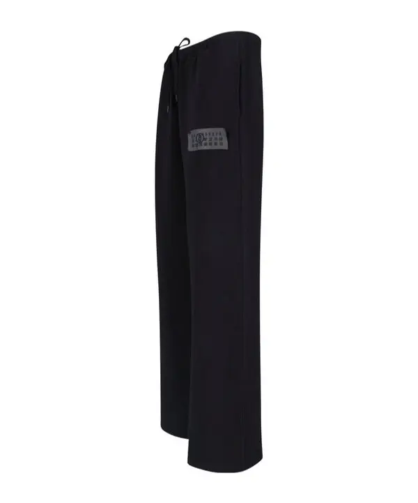 MAISON MARGIELA Patch Detail Drawstring Wide-leg Trousers
