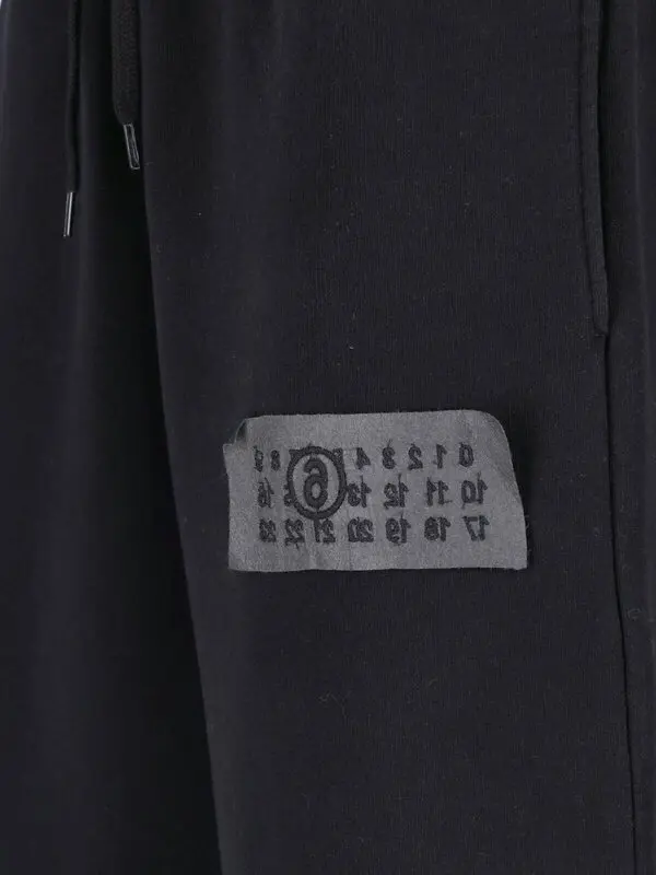 MAISON MARGIELA Patch Detail Drawstring Wide-leg Trousers