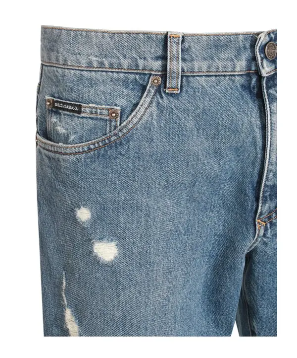 Dolce & Gabbana Distressed Denim Jeans