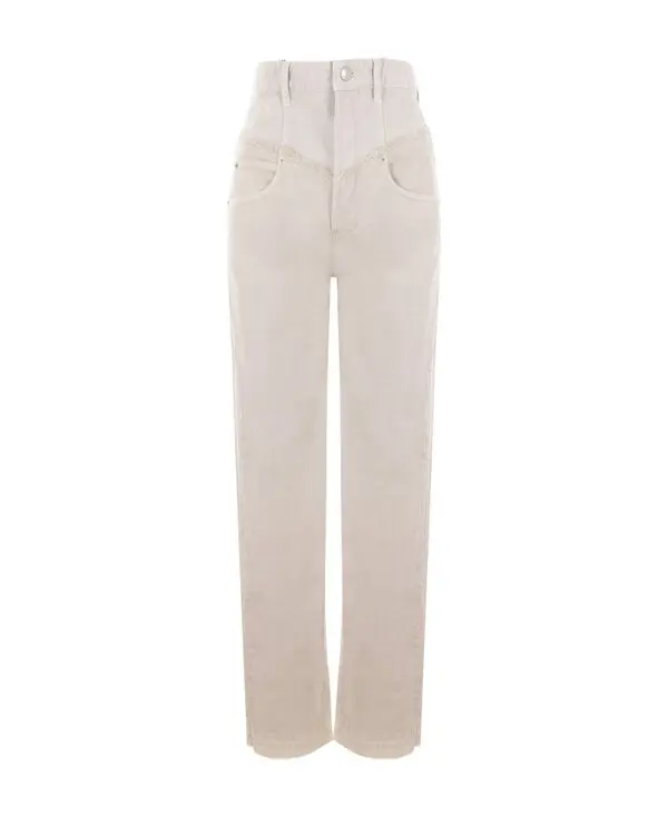Isabel Marant Étoile Noemie High-waisted Jeans With Tassel Details