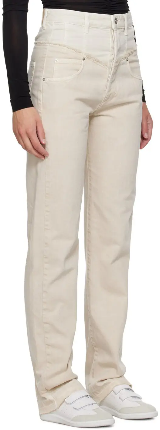 Isabel Marant Étoile Noemie High-waisted Jeans With Tassel Details