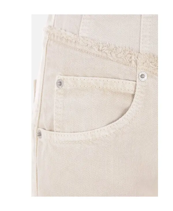 Isabel Marant Étoile Noemie High-waisted Jeans With Tassel Details